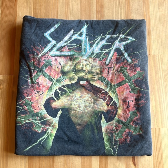 Slayer | Shirts | Vintage Slayer Tour Shirt | Poshmark